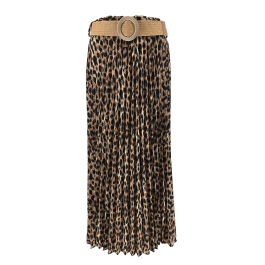 Plisse rok met ibiza riem panterprint FURRY (APD)
